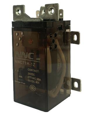 China Relé de potencia NNC 28VDC 40A JQX-45F NNC71H Relé de alto voltaje CC para pila de carga de coche Energía solar en venta