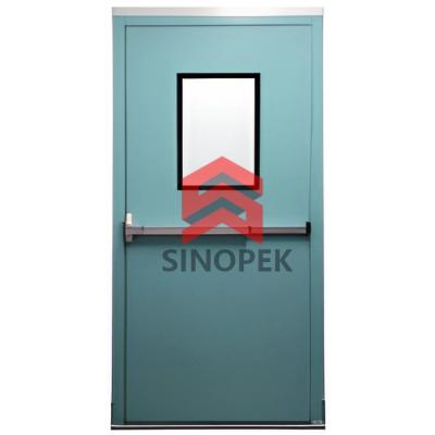 China Cleanroom Fire Exit Door | 60/90/120 Min Fire Rated | Panic Bar Egress for sale