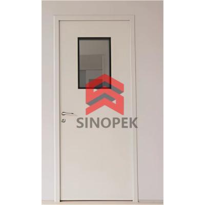 China Steel Single Door | Galvanized Powder-Coated | Cleanroom Grade for sale