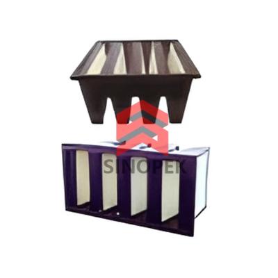China V-Shaped High-Volume Air Filter | V-Bank HEPA | Cleanroom Grade for sale