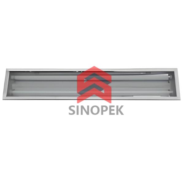 Quality Straight-Edged Stainless Steel Purification Lamp | Cleanroom Lighting | GMP Grade for sale