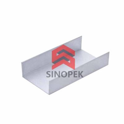 China Aluminum Channel Profile (U-Channel) | Edge & Slot Trim | Cleanroom Grade for sale