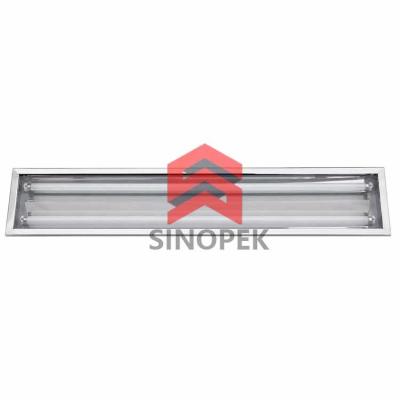 China Straight-Edged Stainless Steel Purification Lamp | Cleanroom Lighting | GMP Grade for sale
