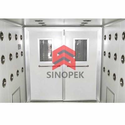 China Air Shower Corridor | Extended Purification Passage | Industrial Cleanroom Entry for sale