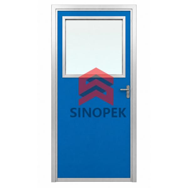 Quality Aluminum Alloy Frame Airtight Cleanroom Door | Anodized | Lightweight & Corrosion-Free for sale