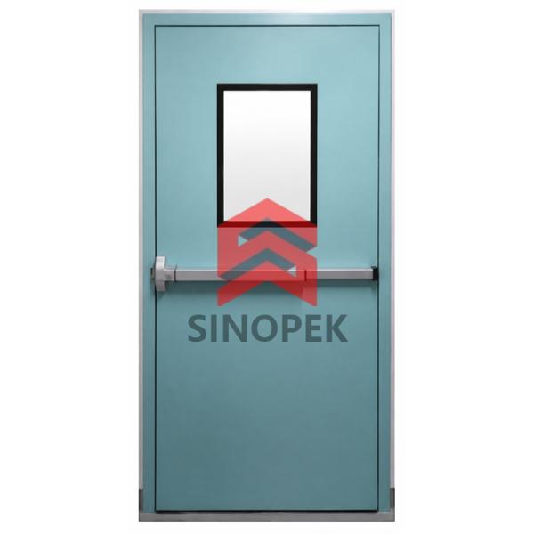 Quality Cleanroom Fire Exit Door | 60/90/120 Min Fire Rated | Panic Bar Egress for sale