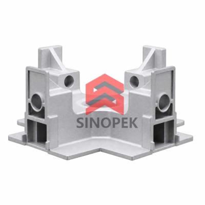 China Four-Way Connector Aluminum Profile | Cross Joint | Cleanroom Grade for sale