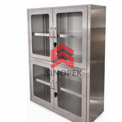 China Dressing Cabinet | Enclosed Stainless Dressing & Sterile Consumable Storage Cabinet | Cleanroom Grade for sale