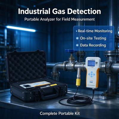 China Handheld Portable Dew Point Analyzer High Precision Moisture Meter For Compressed Air SF6 for sale