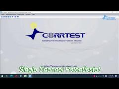 Le potentiostat à trois électrodes CS350M Galvanostat et potentiostat