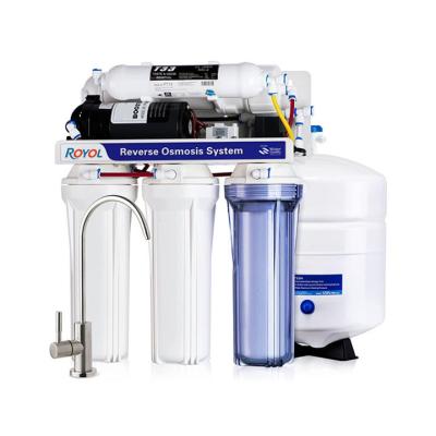 China SS304 75GPD RO Systems Under Sink Reverse Osmosis Drinking Water Filter System for sale