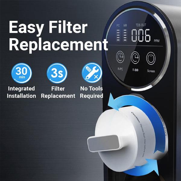 Quality Stainless Steel RO System 2:1 Pure to Drain 800GPD Reverse Osmosis Water Filter for sale