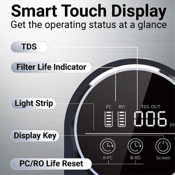 Quality Stainless Steel RO System 2:1 Pure to Drain 800GPD Reverse Osmosis Water Filter for sale