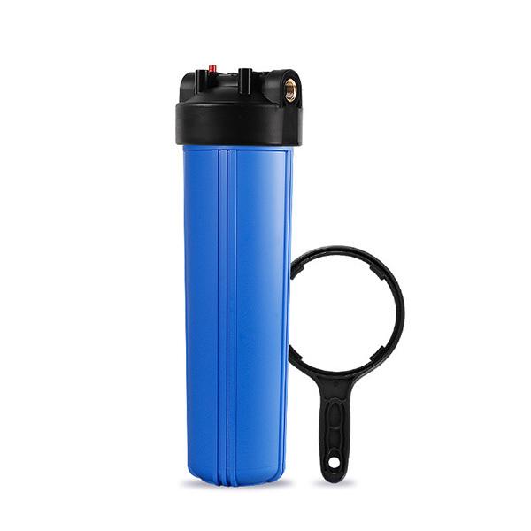 Quality Big Blue 20"X4.5" Water Filter Housing For Whole House Pre Filtration System for sale