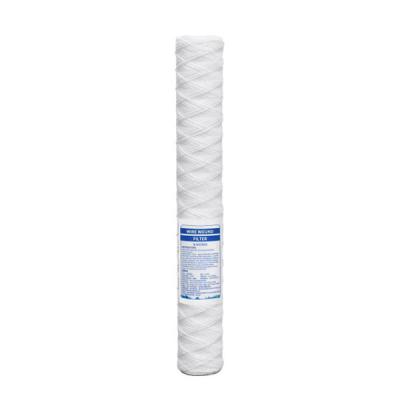 China 20x2.5" Water Filter Cartridge 5 Micron PP Cotton Yarn Glass Fiber Sediment Filter Cartridge for sale