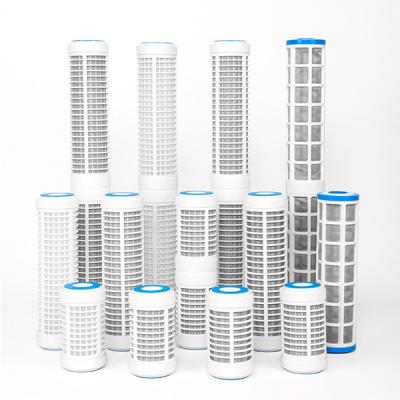 China Stainless Steel Washable Microporous Water Filter Net Filter Cartridge 5 10 20 Inch for sale