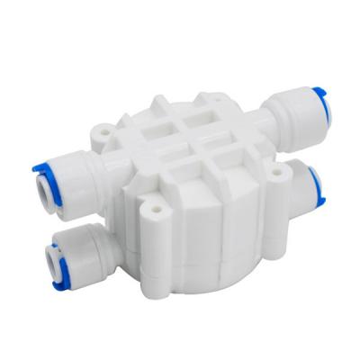 China Auto Automatic Shut Off Valve 1/4 Inch 4 Way Flow Valve For RO System for sale