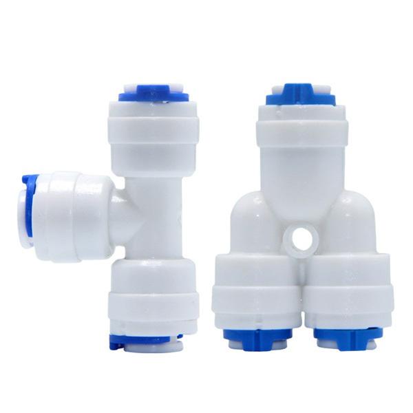 Quality Plastic Push To Connect Tube Fittings Tee Joint Tee Quick Connect Fittings for sale