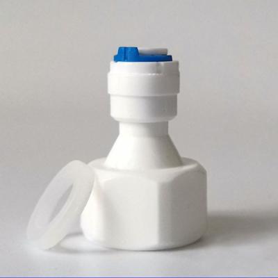 China Straight Female Thread 1/2" 3/8" Push In Connector RO Water Purifier Fittings for sale