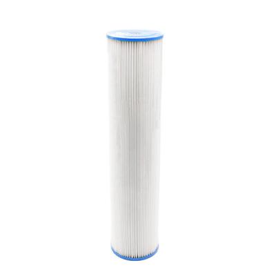 China Washable Sediment Replacement Pleated Filter Cartridge for Whole House 20 Inch Big Blue Housing for sale