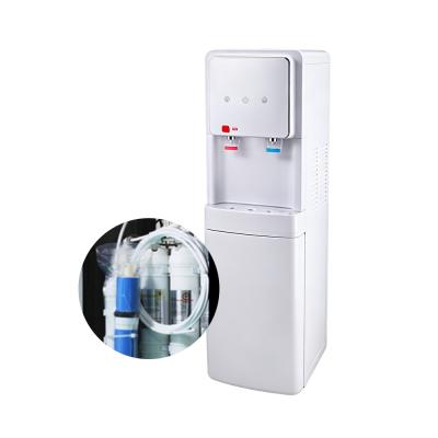 China Vertical Water Dispenser RO System with Hot Cold for Home Office Commercial Use for sale