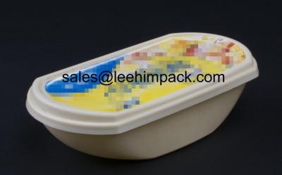 China Food Grade Plastic Tray for Butter 400x300x20mm Stackable Storage for sale