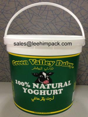 China Yogurt PP Bucket 5L Durable Plastic Container for Dairy Packaging for sale