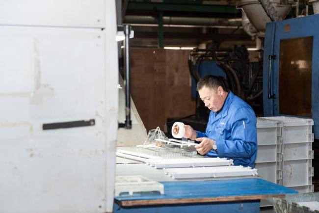 Complex Plastic Office Equipments Parts Injection Molding Assembly