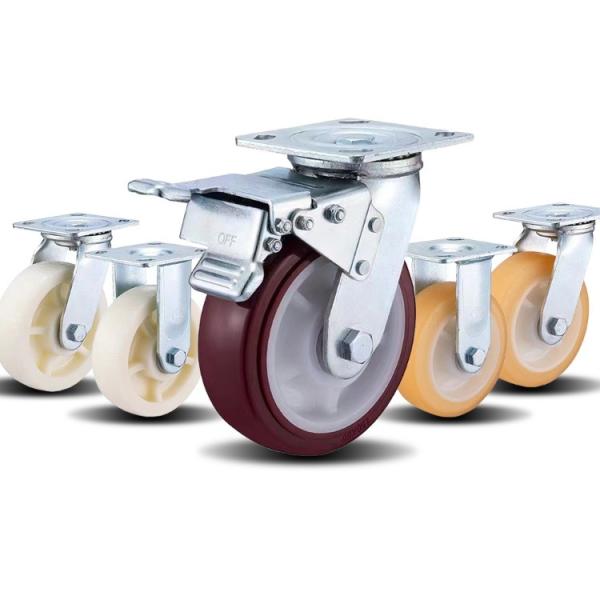 Quality Heavy Duty PA TPR PU PP Casters Industrial Stainless Steel Casters for sale