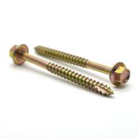 China Hex Collar Head Cutting Thread Screws Custom Self Drilling Screws for sale