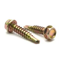 China Hex Collar Head Cutting Thread Screws Custom Self Drilling Screws for sale