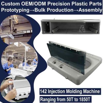 China High Precision Injection Molding Parts Plastic Enclosure With Snap Fit Design for sale