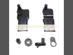 Metal Hinge Snap Fit Design For Refrigerator Electronics Assembly