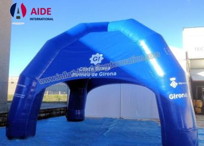China Barraca inflável azul do CE grande, barraca inflável da abóbada da aranha da tela de 6M Oxford à venda