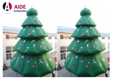 Cina Albero di Natale gonfiabile verde, decorazioni alte di Natale di esplosione di 8M in vendita