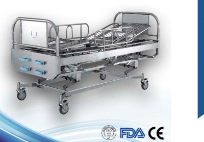 China Cama médica ajustável do manual SG7015 quatro de aço inoxidável aluído à venda