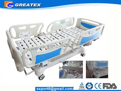 Cina Letto medico elettronico elettrico regolabile del letto di ospedale di 5 funzioni con le battagliole dell'ABS (GT-BE5020) in vendita