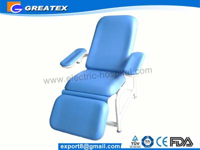 China Hospital Adjustable Patient Reclining Simple Blood Donation Chair With IV Pole (GT-BC203) for sale