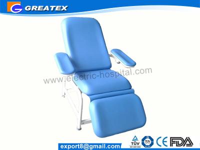 China Adjustable Foldable Dialysis Chair , Blood Donation Chair With Three Position for sale