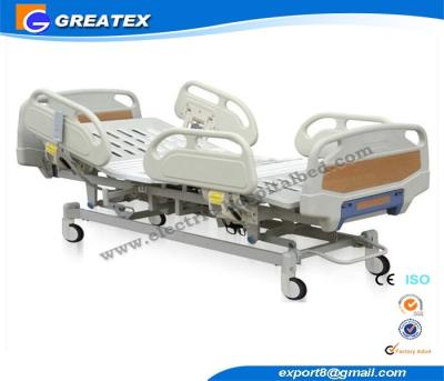 中国 反錆の鋼鉄 5 機能 CPR の X 線、中央ブレーキの電気病院用ベッド 販売のため