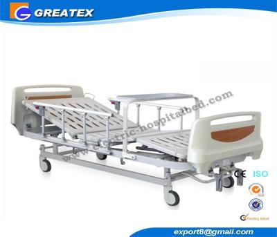 Cina Letto di ospedale manuale robusto completamente provato di Contruction per la clinica, stanza di ICU, reparto generale in vendita