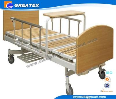 Cina Letto di ospedale manuale di legno della stanza della collina del montante e della testata per cure infermieristiche domestiche in vendita