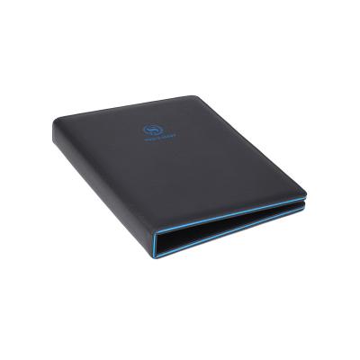 China Free sample  faux leather book style service directory folder for hotel supplies for sale