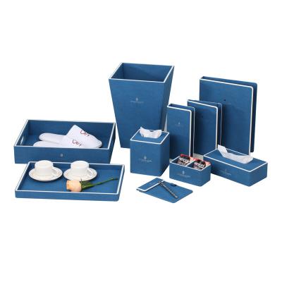 China Wholesale china manufacturer cheap price leather sets luxury hotel supplies for sale