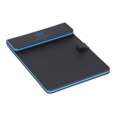China ODM 130*180mm flat black A3 leather writing pad for hotel supplies for sale
