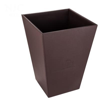 China 5-star high quality luxury trapezoid hotel room trash cans manufacturer for hotel amenities for sale