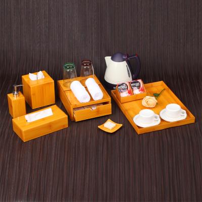 China Free sample 5-star luxury hotel bamboo finished acrylic bathroom supplies shenzhen for sale
