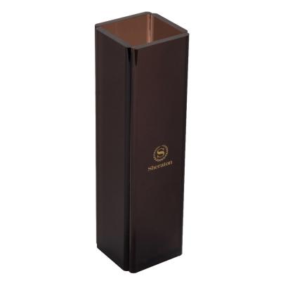 China Chinese manufacturer wholesale chocolate acrylic vase for Luxury hotel supply for sale