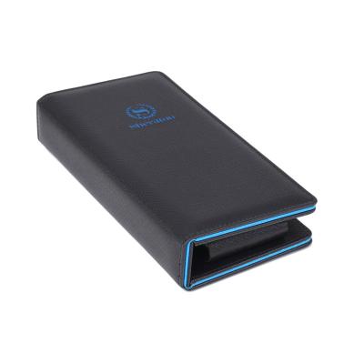 China High Quality black Leather Custom Logo TV Remote Control Holder for sale