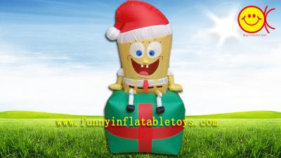 中国 子供の膨脹可能な広告の Spongebob のクリスマス プレゼント 販売のため